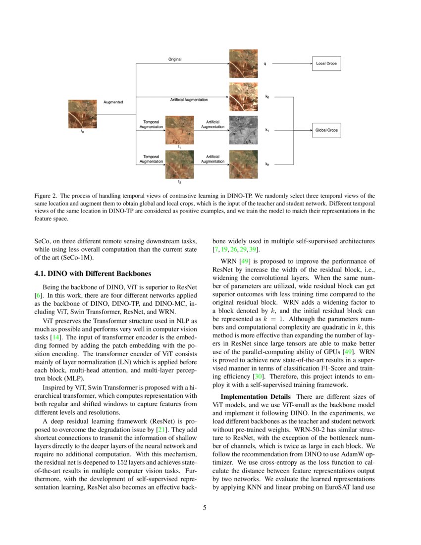 DINO-MC: Self-supervised Contrastive Learning for Remote Sensing Imagery with Multi-sized Local ...