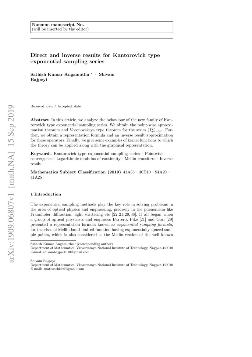 Direct And Inverse Results For Kantorovich Type Exponential Sampling