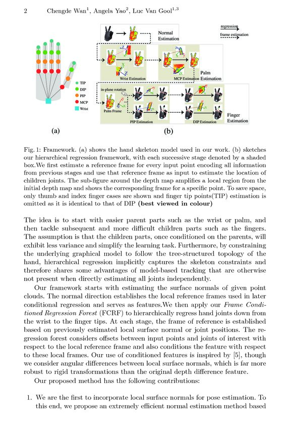 Direction matters: hand pose estimation from local surface normals | DeepAI