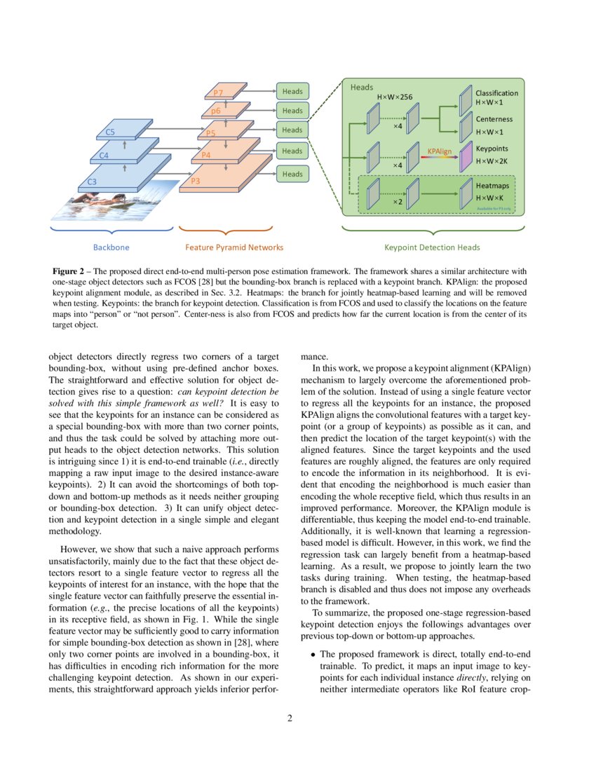 DirectPose: Direct End-to-End Multi-Person Pose Estimation | DeepAI