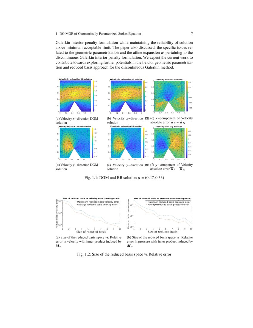 Discontinuous Galerkin Model Order Reduction Of Geometrically
