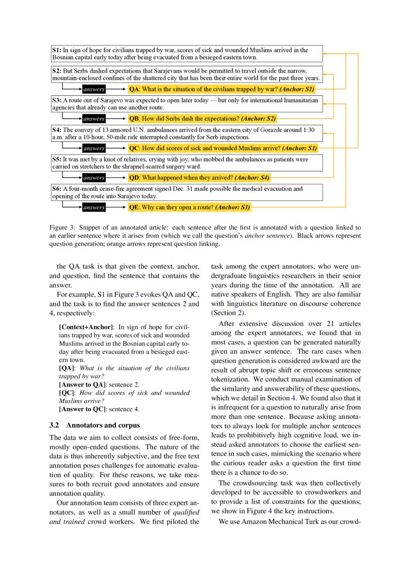 Discourse Comprehension: A Question Answering Framework to Represent ...