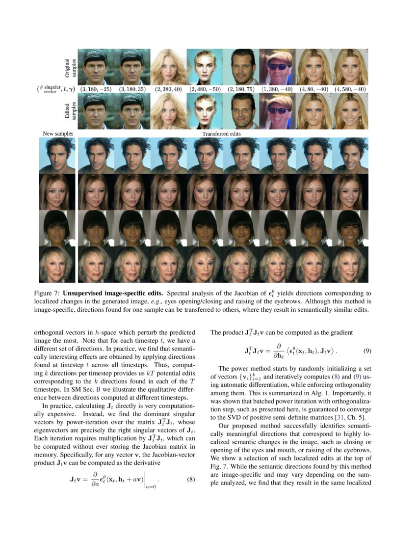 Discovering Interpretable Directions In The Semantic Latent Space Of