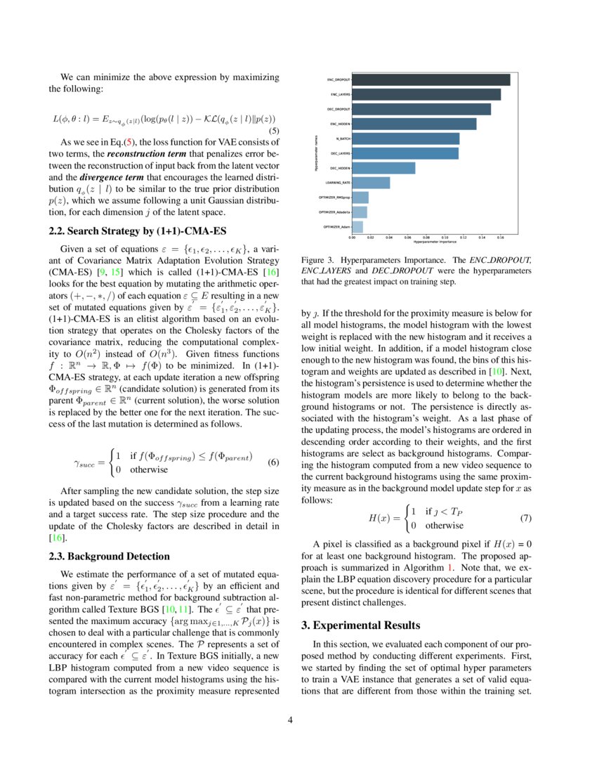Discovering Local Binary Pattern Equation for Foreground Object Removal in Videos | DeepAI