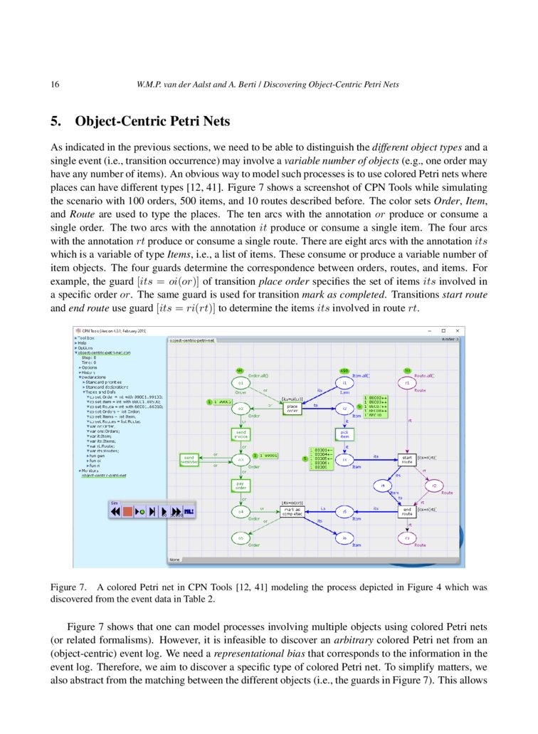 Discovering Object-Centric Petri Nets | DeepAI