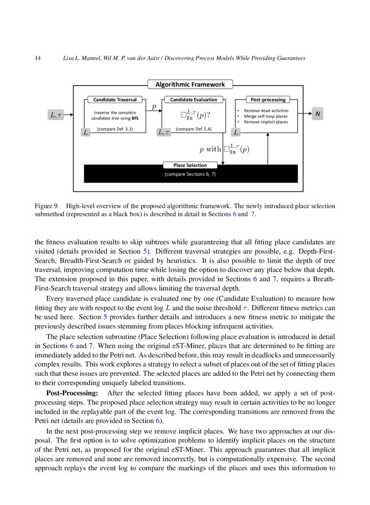 Discovering Process Models With Long-Term Dependencies While Providing Guarantees and Filteribng ...