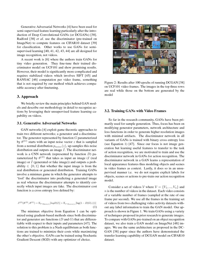 DiscrimNet: Semi-Supervised Action Recognition from Videos using Generative Adversarial Networks ...