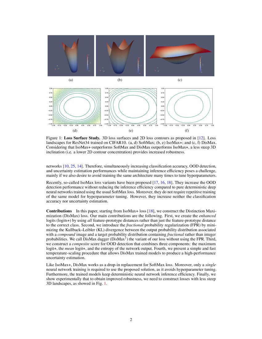 Distinction Maximization Loss: Efficiently Improving Classification Accuracy, Uncertainty ...