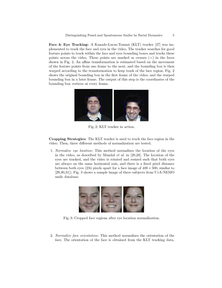 Distinguishing Posed and Spontaneous Smiles by Facial Dynamics | DeepAI