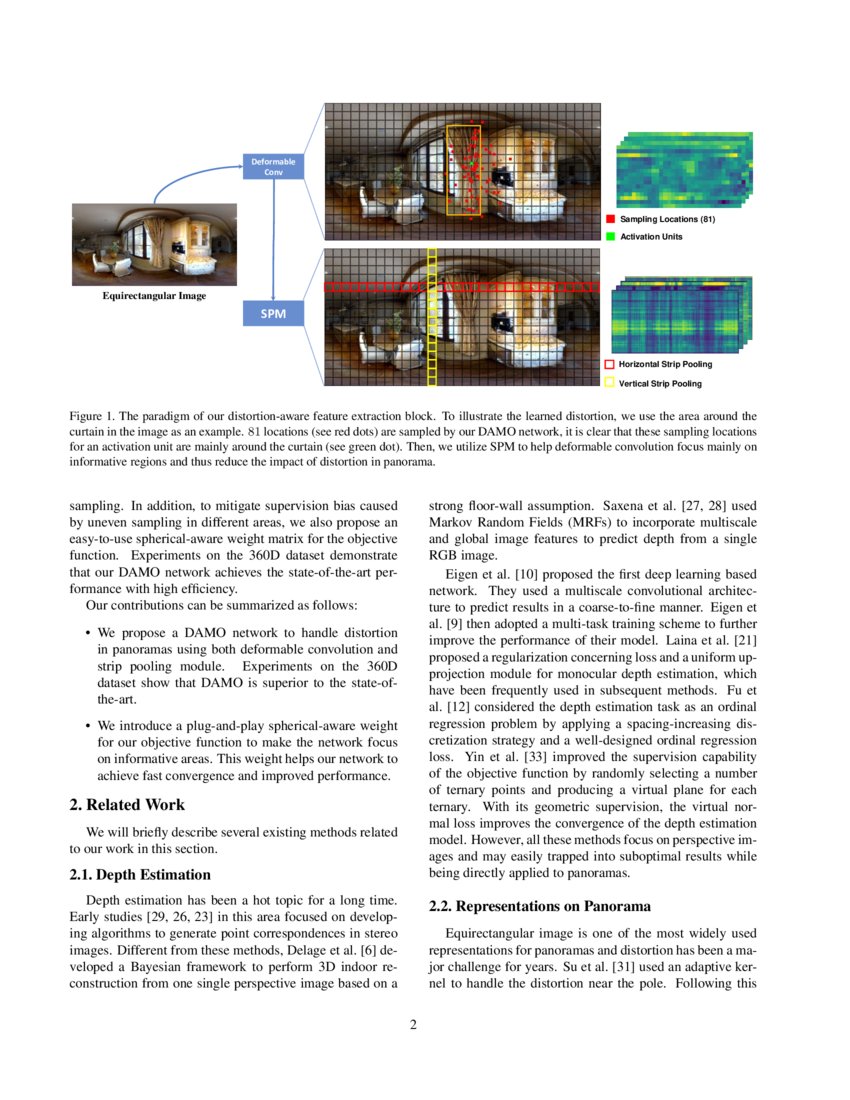 Distortion-aware Monocular Depth Estimation for Omnidirectional Images | DeepAI