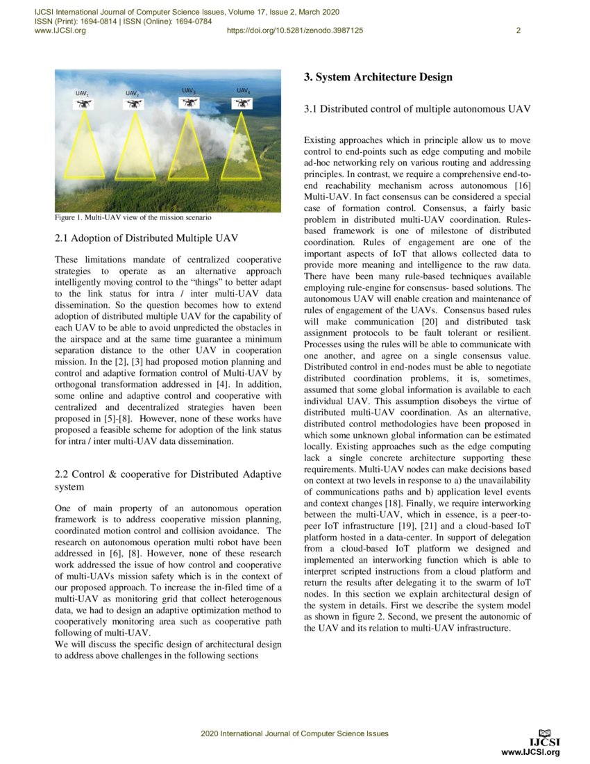 Distributed Adaptive Formation Control for Multi-UAV to Enable ...