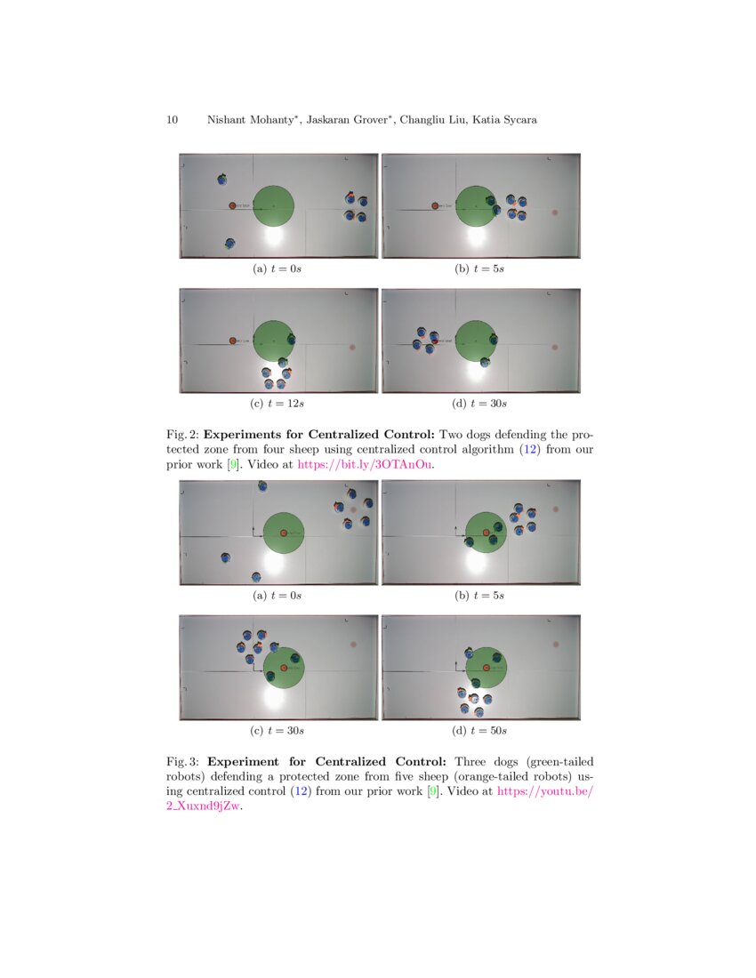Distributed Multirobot Control For Non Cooperative Herding Deepai
