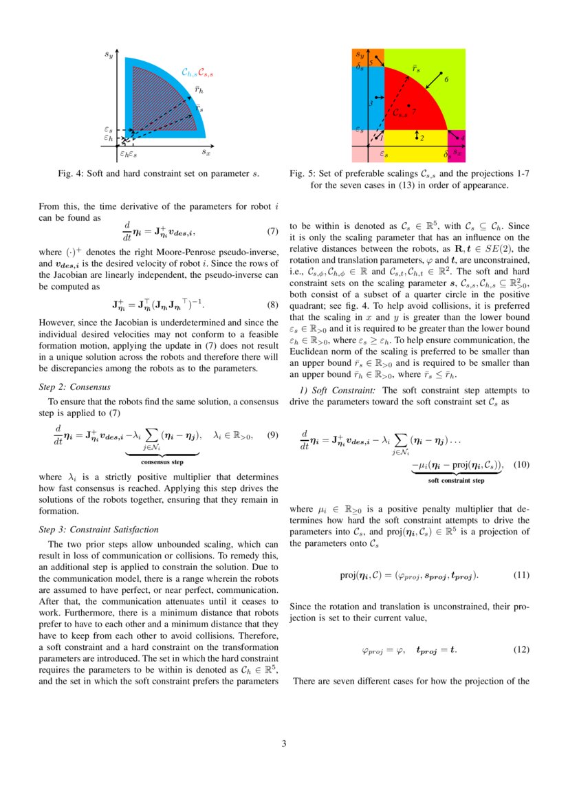 Distributed Planning For Rigid Robot Formations Using Consensus On The Transformation Of A Base