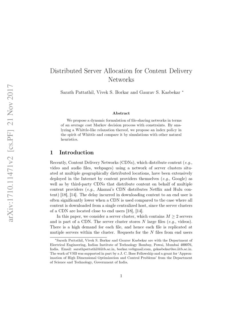 Distributed Server Allocation For Content Delivery Networks Deepai 3802