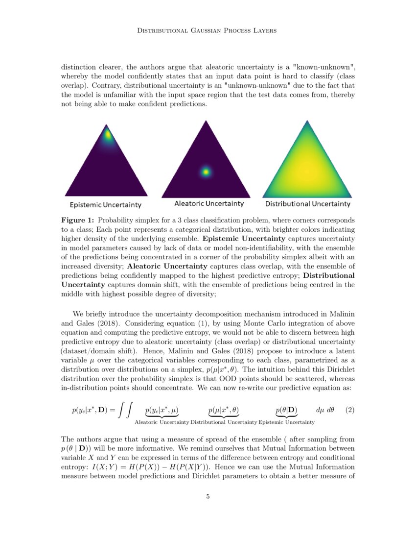 Distributional Gaussian Processes Layers For Out Of Distribution Detection Deepai