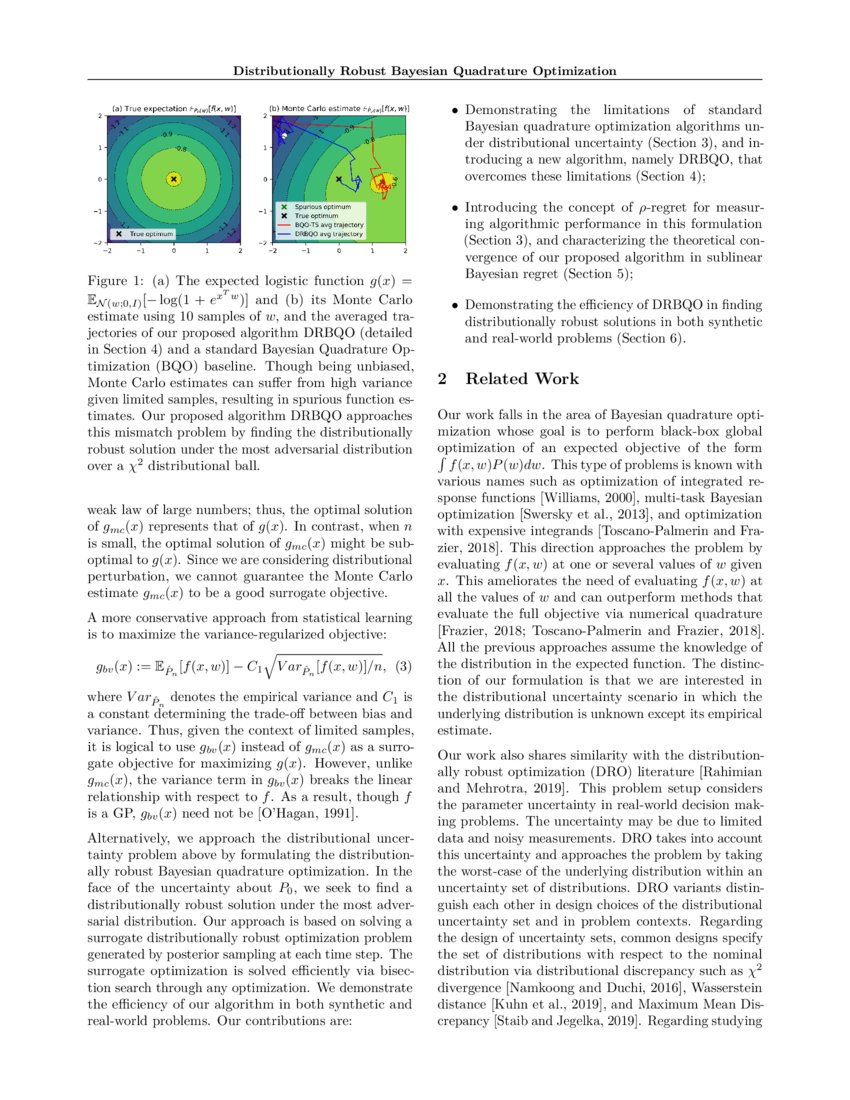 Distributionally Robust Bayesian Quadrature Optimization | DeepAI