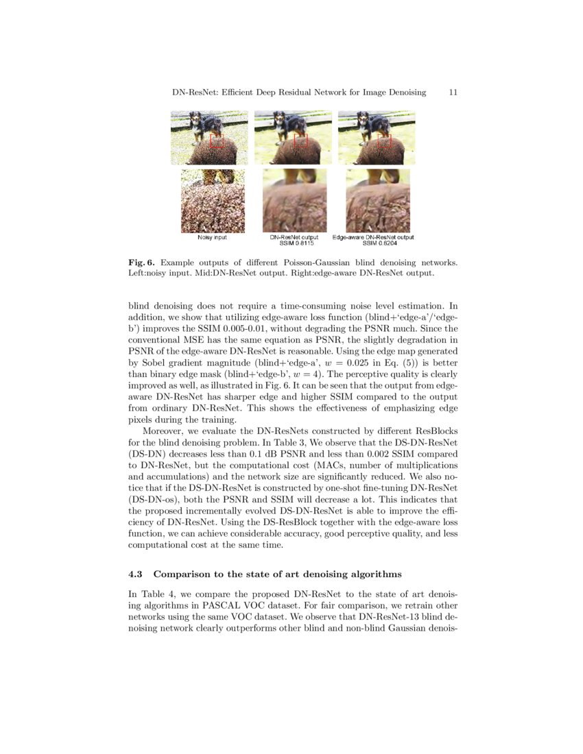 DN-ResNet: Efficient Deep Residual Network for Image Denoising | DeepAI