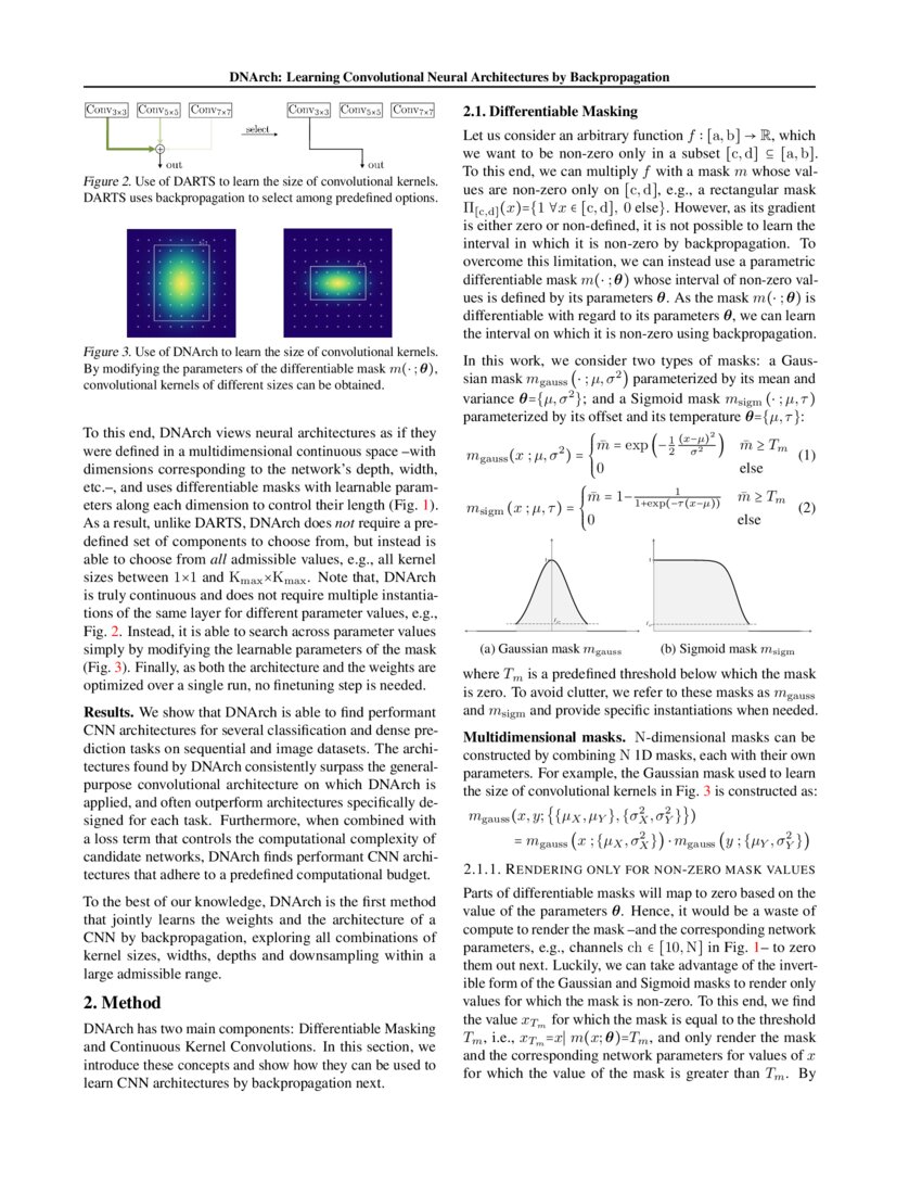 DNArch: Learning Convolutional Neural Architectures by Backpropagation | DeepAI
