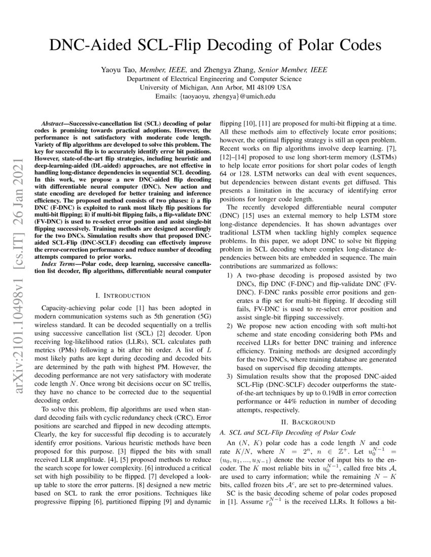 DNC-Aided SCL-Flip Decoding of Polar Codes | DeepAI