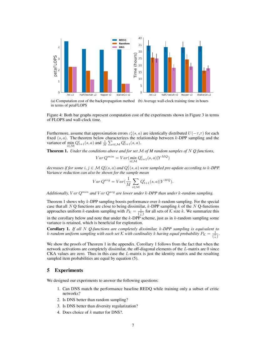 DNS: Determinantal Point Process Based Neural Network Sampler for Ensemble Reinforcement ...