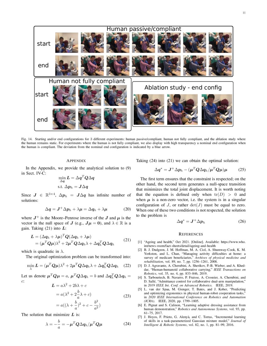 Do You Need a Hand? – a Bimanual Robotic Dressing Assistance Scheme ...