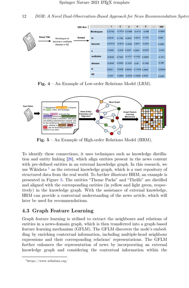 DOR: A Novel Dual-Observation-Based Approach for News Recommendation ...