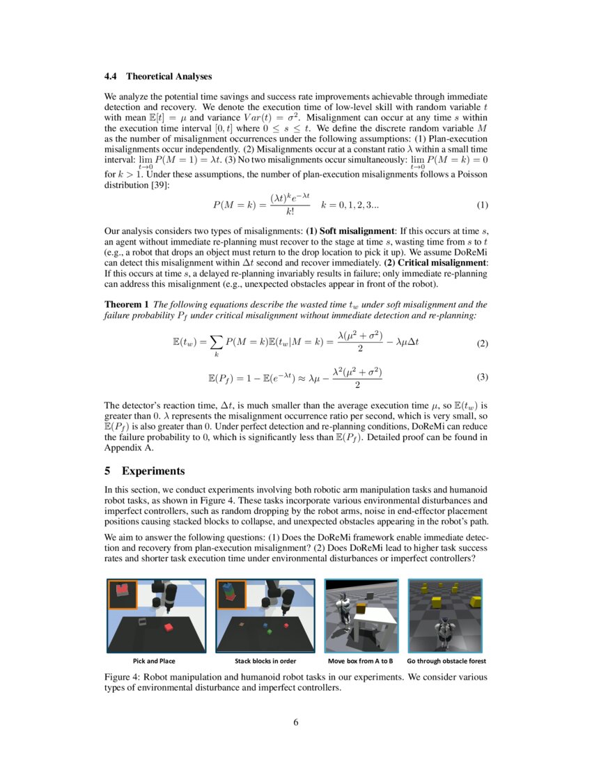 DoReMi: Grounding Language Model by Detecting and Recovering from Plan-Execution Misalignment ...