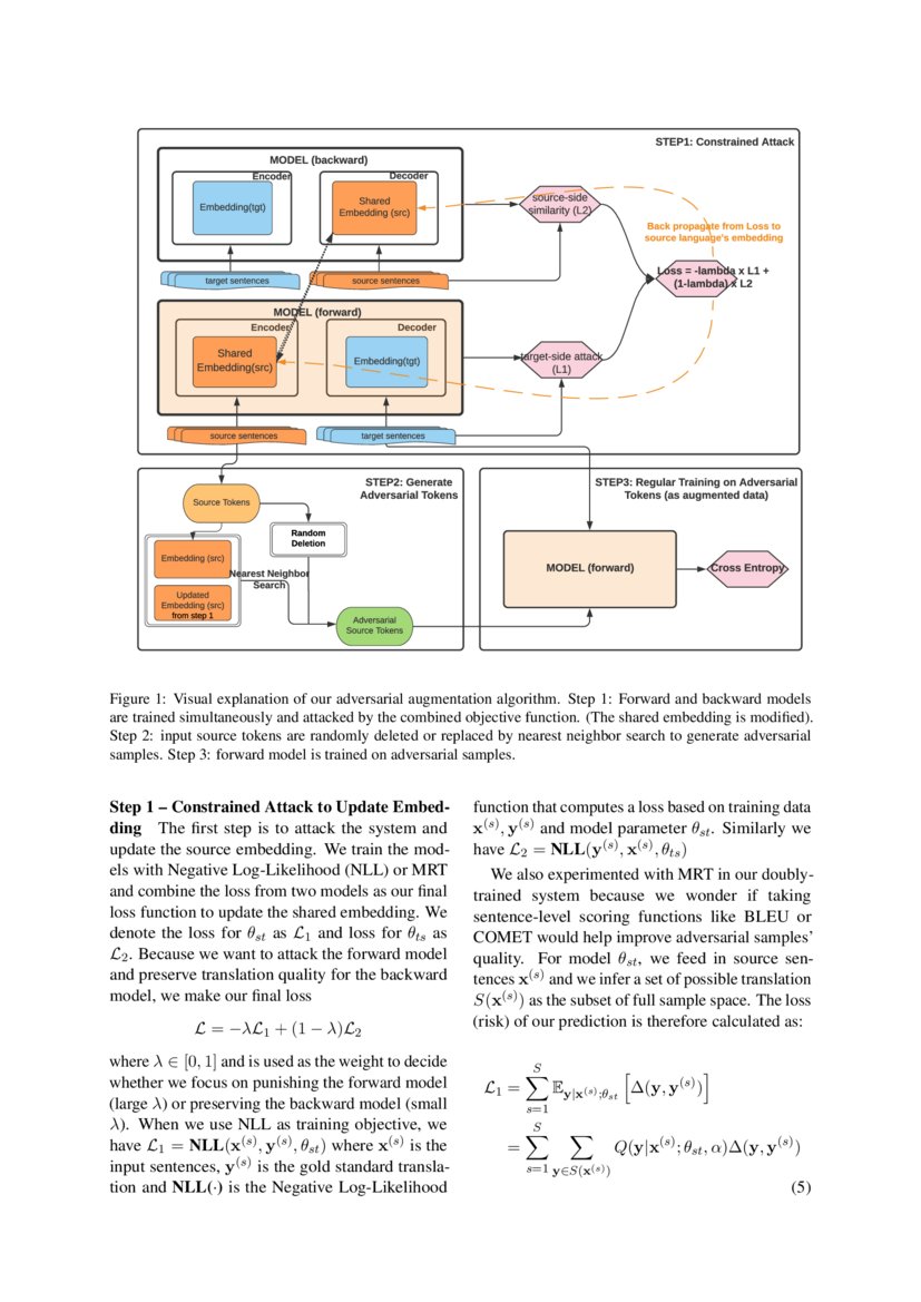 Doubly-Trained Adversarial Data Augmentation for Neural Machine Translation | DeepAI