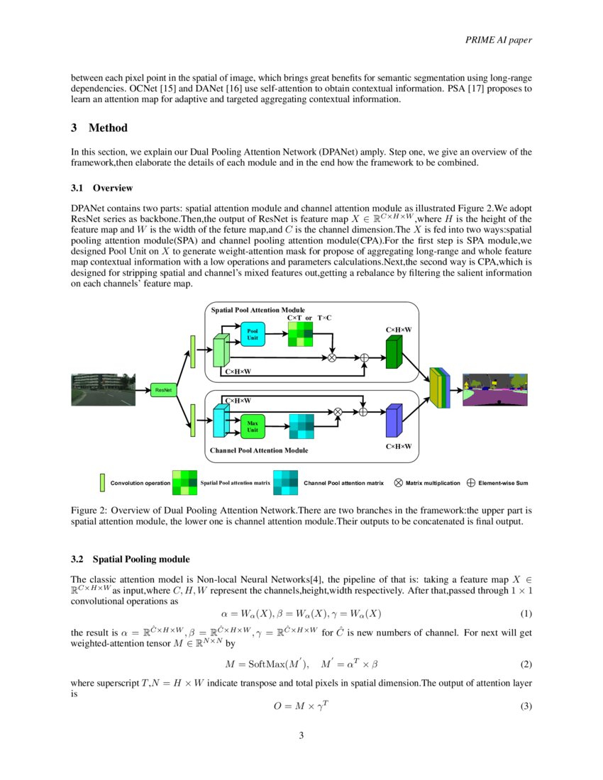 DPANET:Dual Pooling Attention Network for Semantic Segmentation | DeepAI