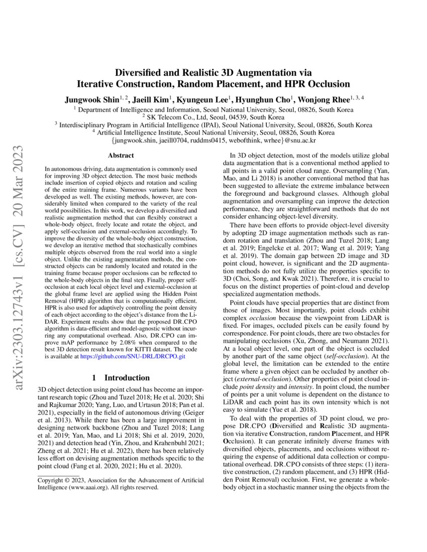 Drcpo Diversified And Realistic 3d Augmentation Via Iterative Construction Random Placement