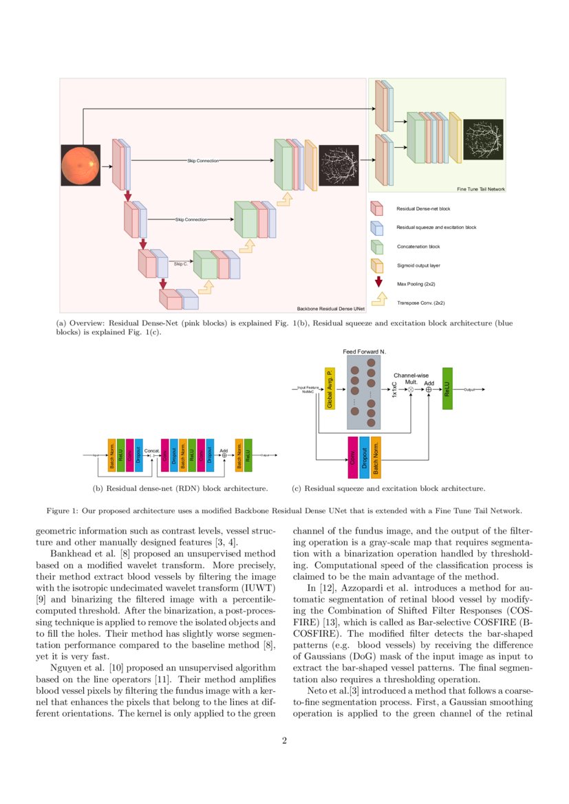 DR-VNet: Retinal Vessel Segmentation via Dense Residual UNet | DeepAI