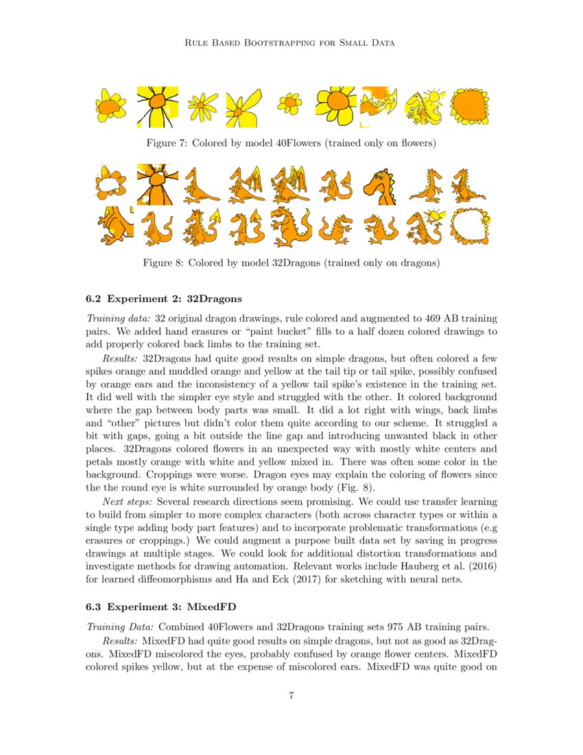 DragonPaint: Rule based bootstrapping for small data with an ...