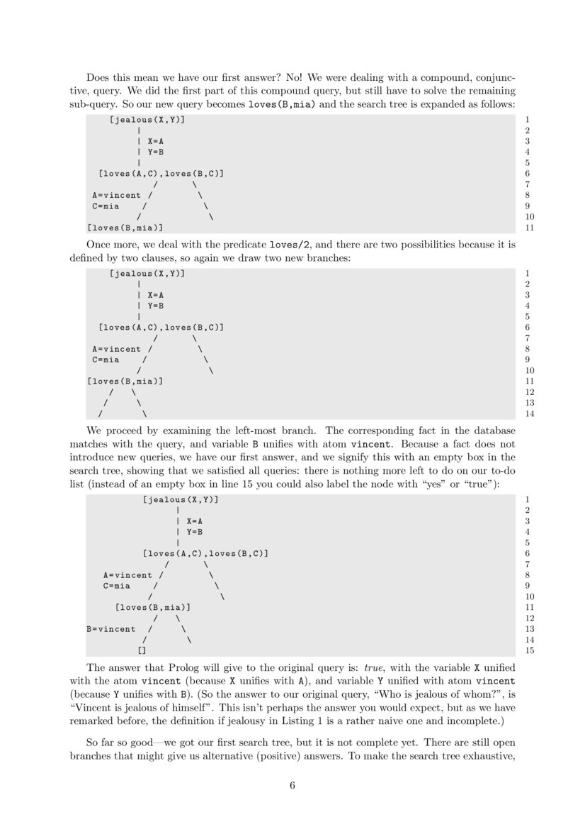 Drawing Prolog Search Trees: A Manual for Teachers and Students of ...