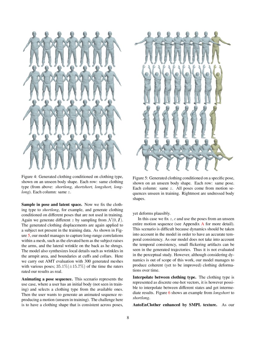 Dressing 3D Humans using a Conditional Mesh-VAE-GAN | DeepAI