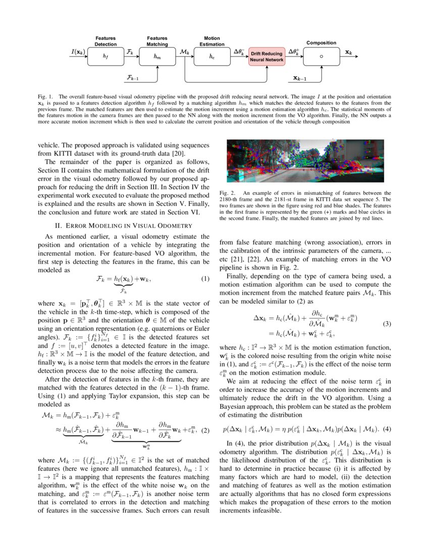 Drift Reduction for Monocular Visual Odometry of Intelligent Vehicles using Feedforward Neural ...