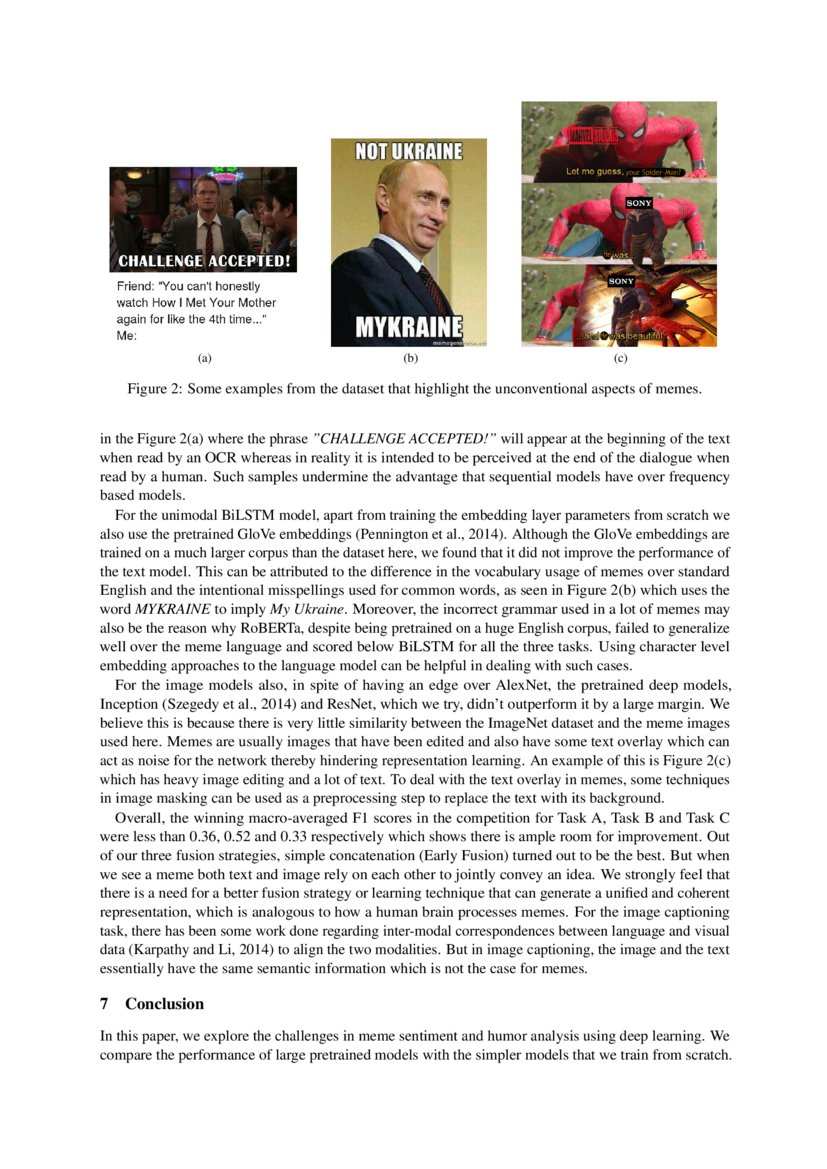 DSC IIT-ISM at SemEval-2020 Task 8: Bi-Fusion Techniques for Deep Meme ...