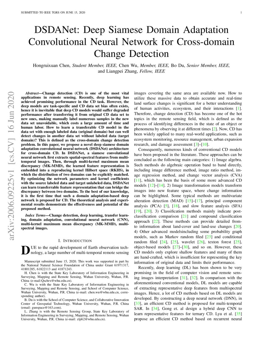Dsdanet Deep Siamese Domain Adaptation Convolutional Neural Network