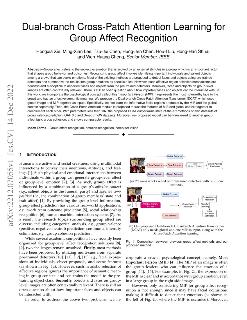 Dual-branch Cross-Patch Attention Learning for Group Affect Recognition ...