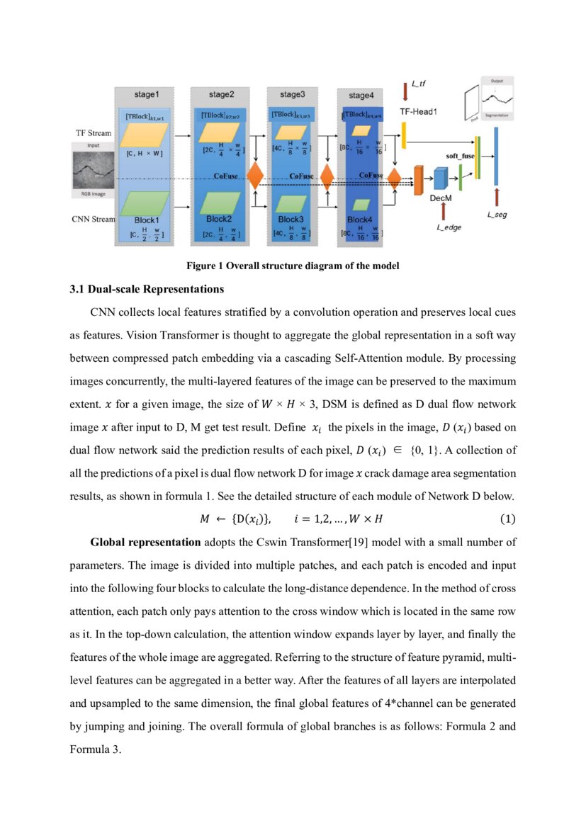 Dual flow fusion model for concrete surface crack segmentation | DeepAI