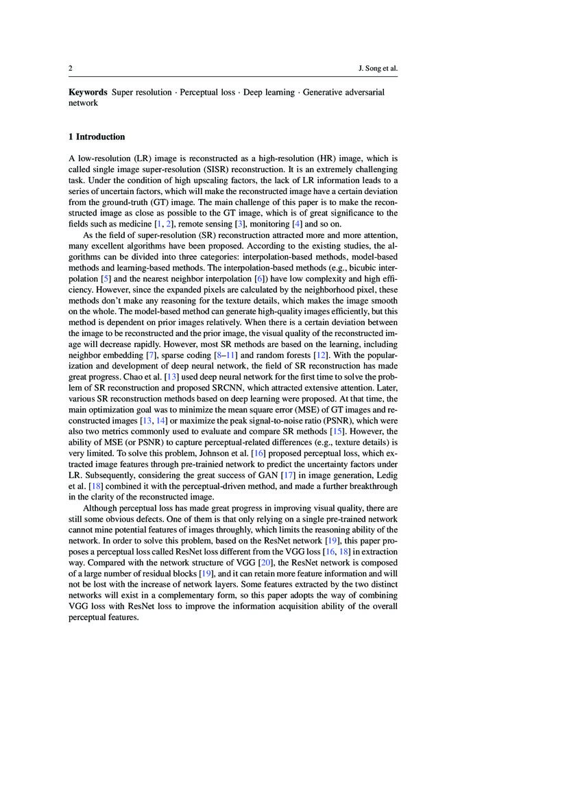 Dual Perceptual Loss for Single Image Super-Resolution Using ESRGAN ...