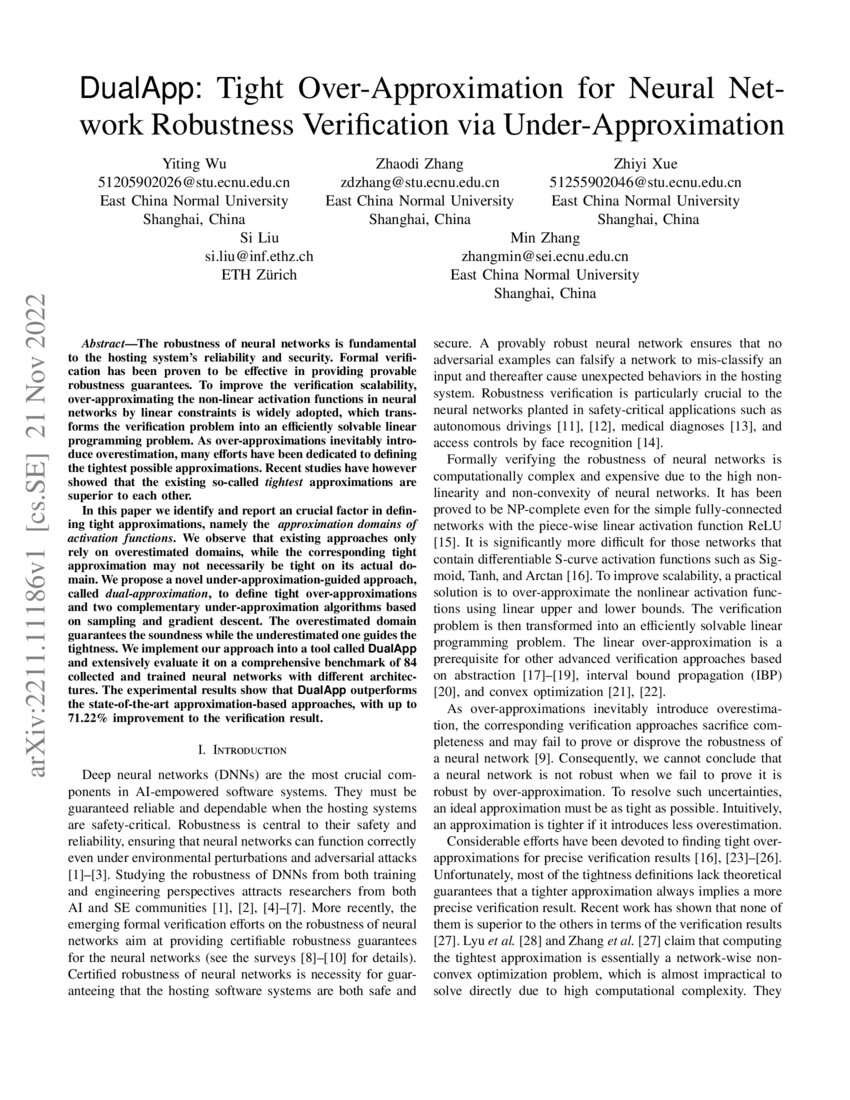 Dualapp Tight Over Approximation For Neural Network Robustness Verification Via Under