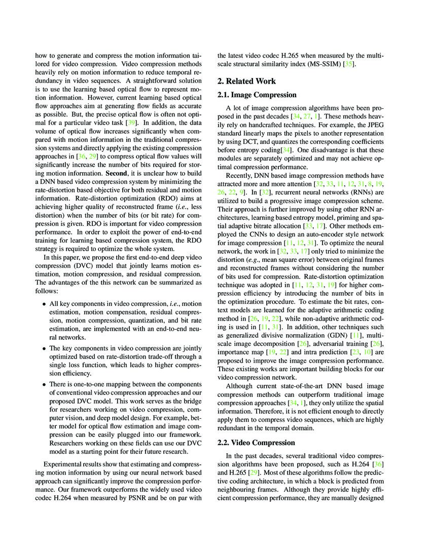 DVC: An End-to-end Deep Video Compression Framework | DeepAI