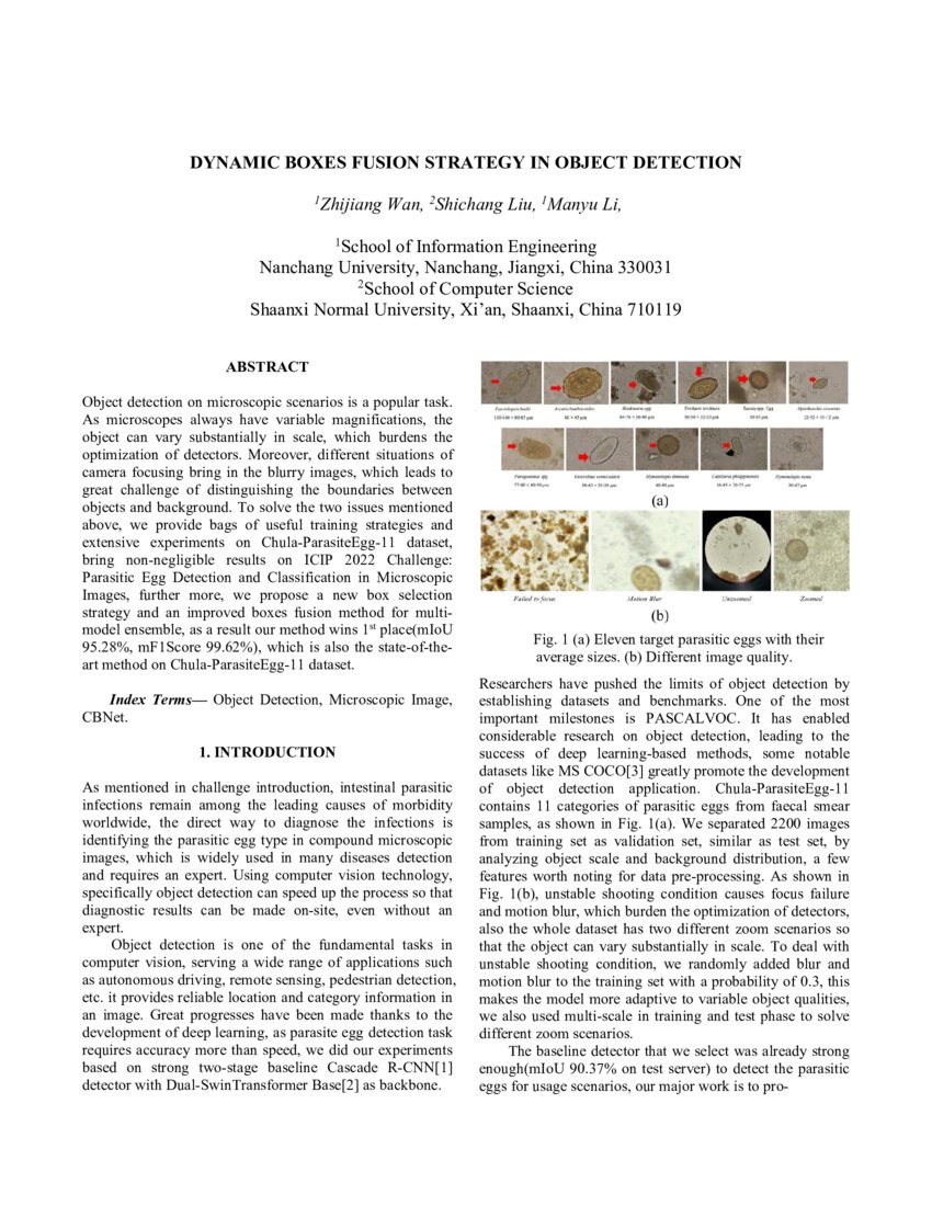 Dynamic boxes fusion strategy in object detection | DeepAI
