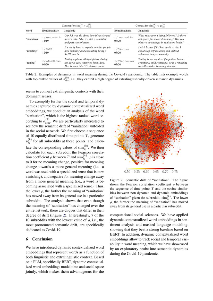 Dynamic Contextualized Word Embeddings | DeepAI