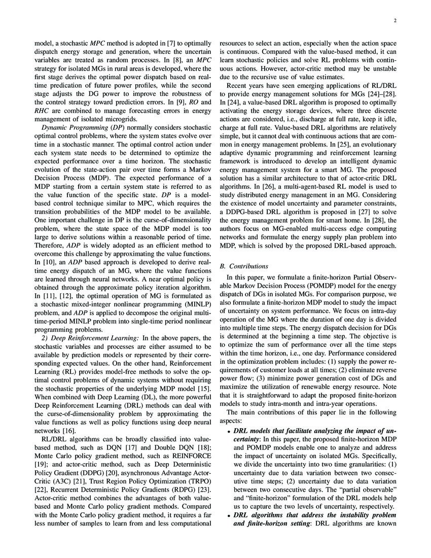 Dynamic Energy Dispatch In Isolated Microgrids Based On Deep Reinforcement Learning Deepai 