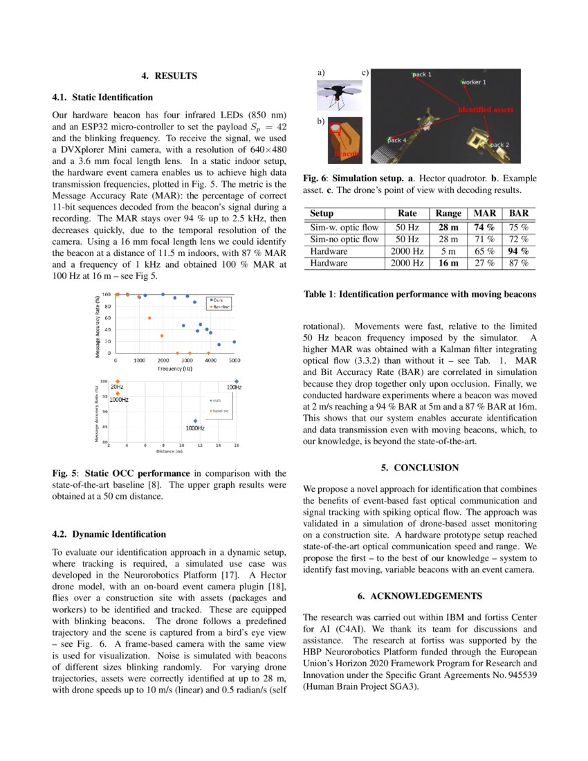 Dynamic Event-based Optical Identification and Communication | DeepAI
