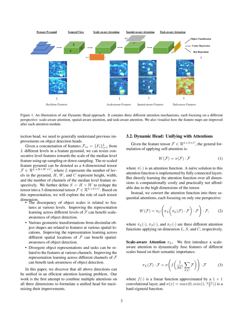 Dynamic Head Unifying Object Detection Heads With Attentions Deepai