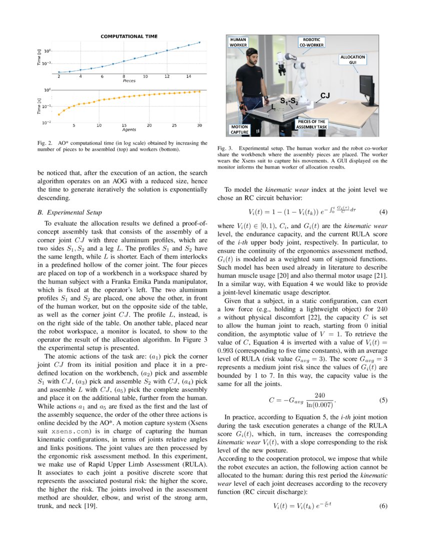 Dynamic Human Robot Role Allocation Based On Human Ergonomics Risk Prediction And Robot Actions