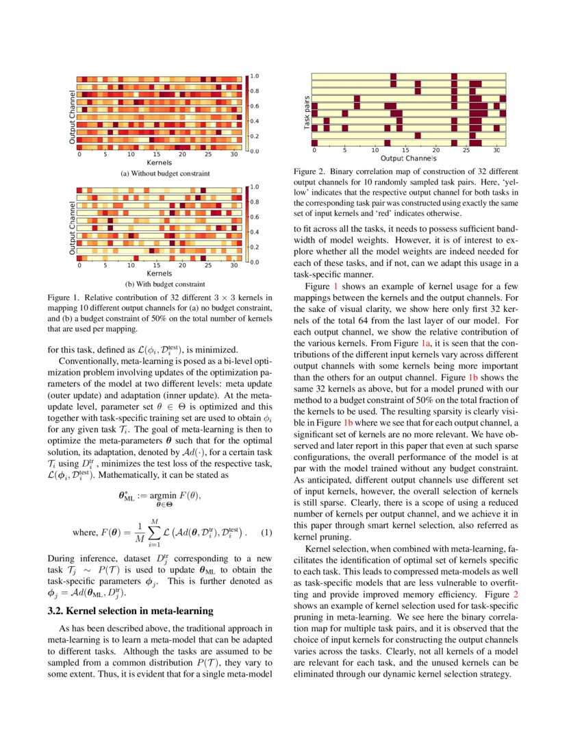 Dynamic Kernel Selection for Improved Generalization and Memory ...