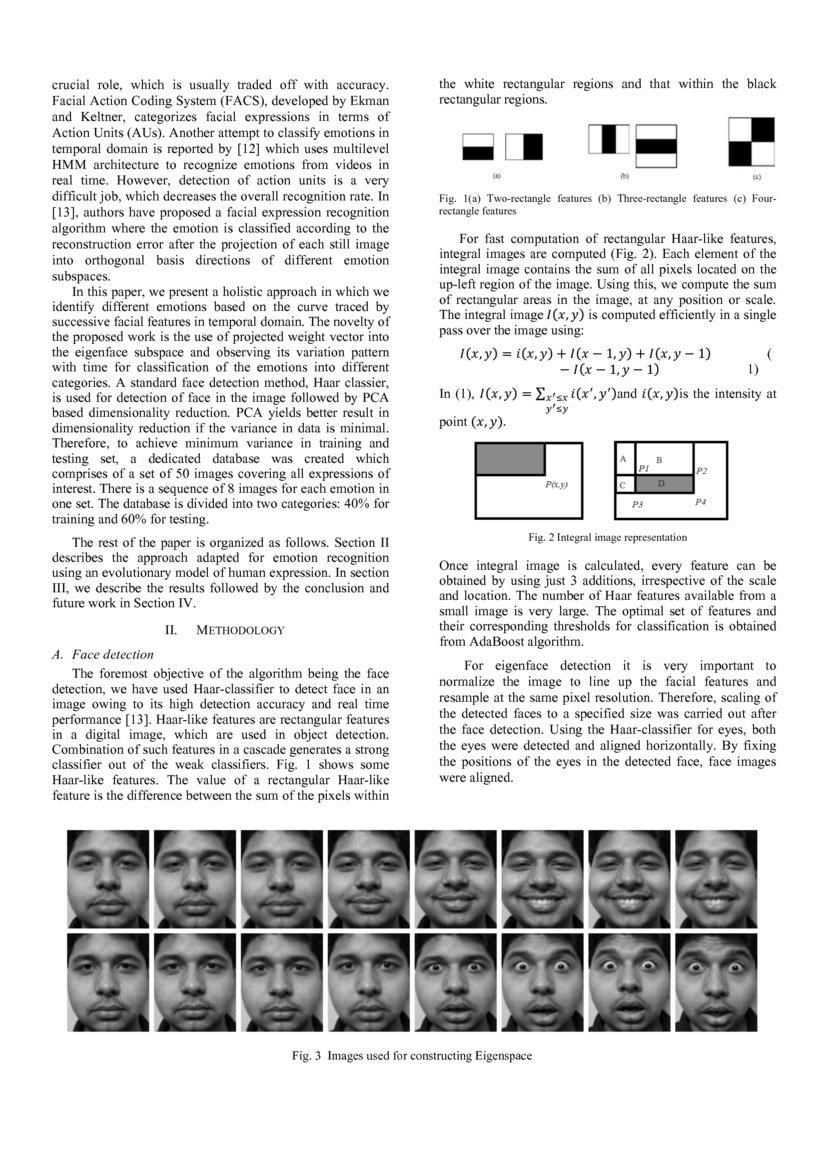 Dynamic Model Of Facial Expression Recognition Based On Eigen Face